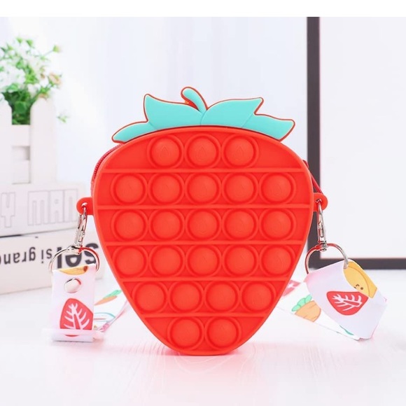 Accessories | Strawberry Popit Purse | Poshmark
